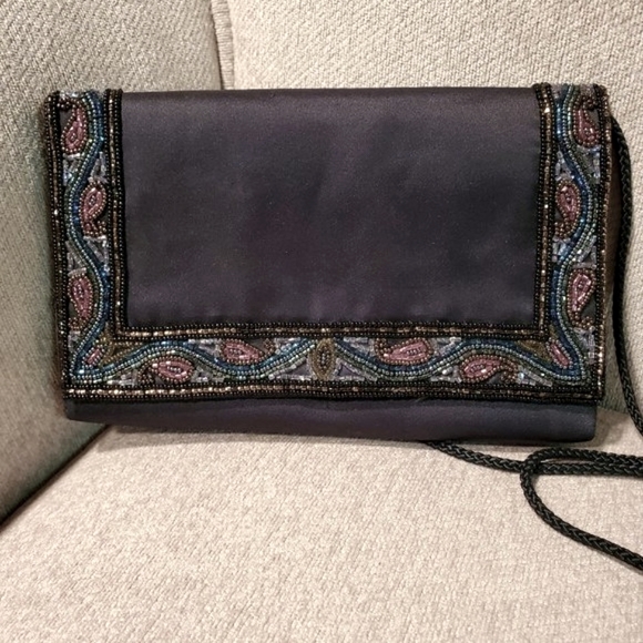 Walborg | Bags | Vintage Walborg Evening Bag Clutch Purse Paisley ...